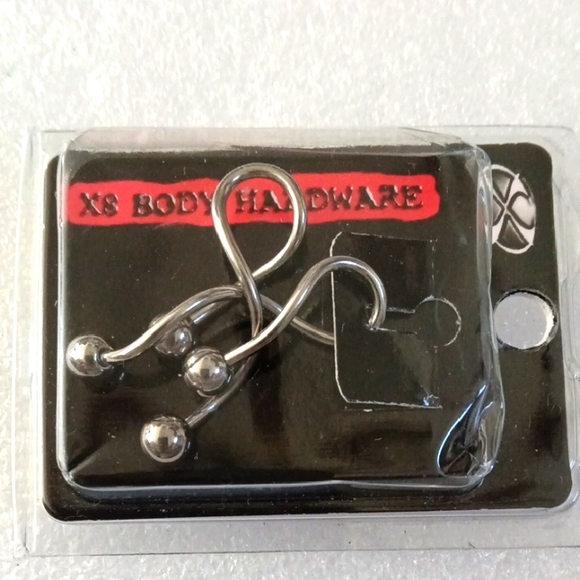 Body Hardware | Jewelry | Xs Body Hardware Silver Tone Spital Navel ...